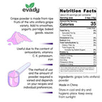 Grape powder for healthy skin