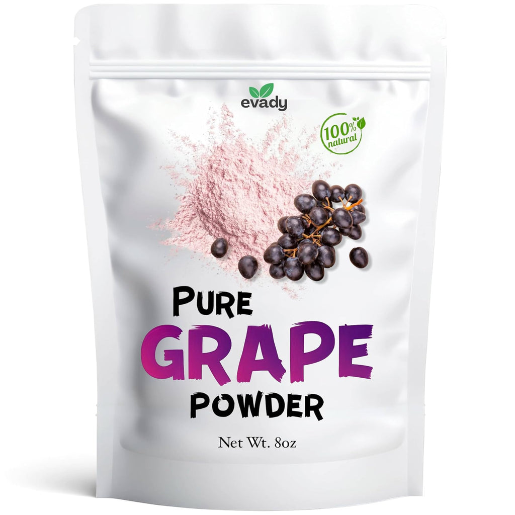 Grape powder for natural skincare
