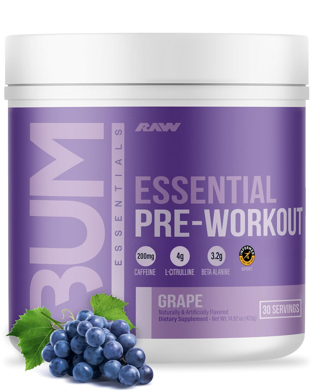 grape pre-workout powder for energy