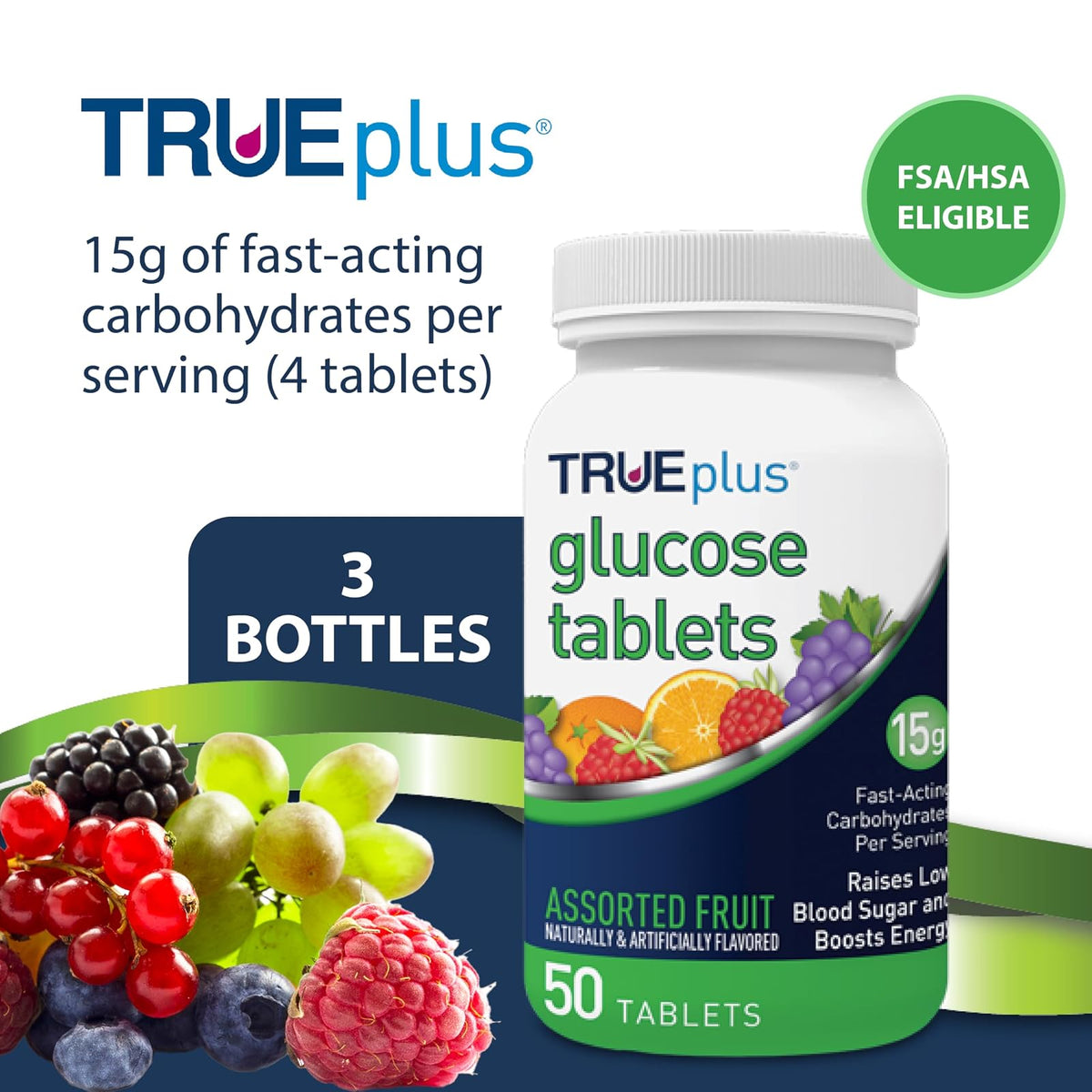 grape raspberry orange glucose tablets