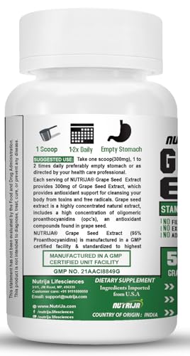 Grape seed extract antioxidant properties