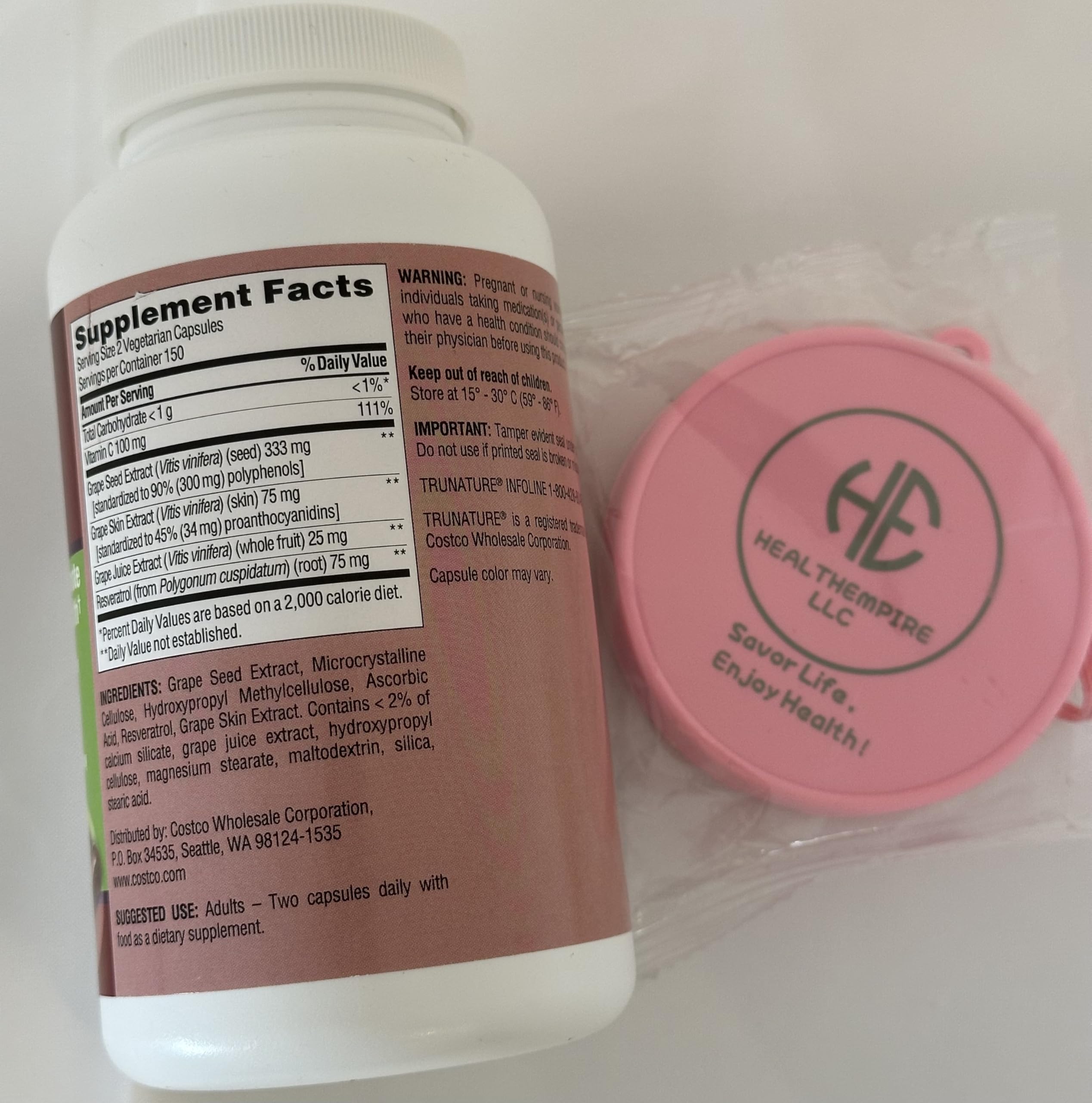grape seed extract antioxidant properties