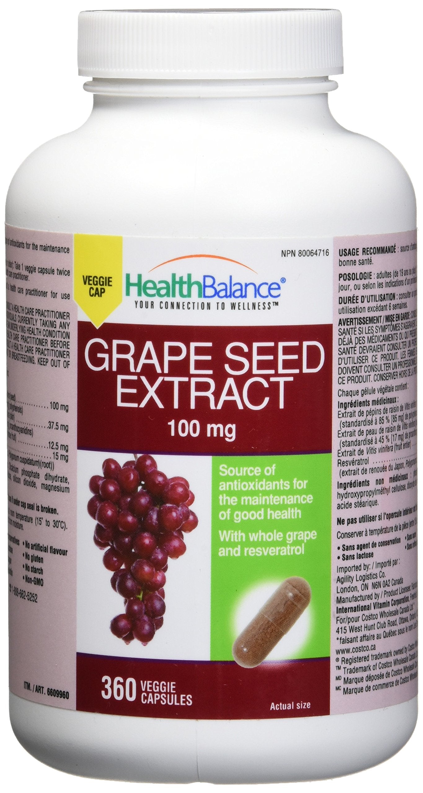 grape seed extract antioxidant support