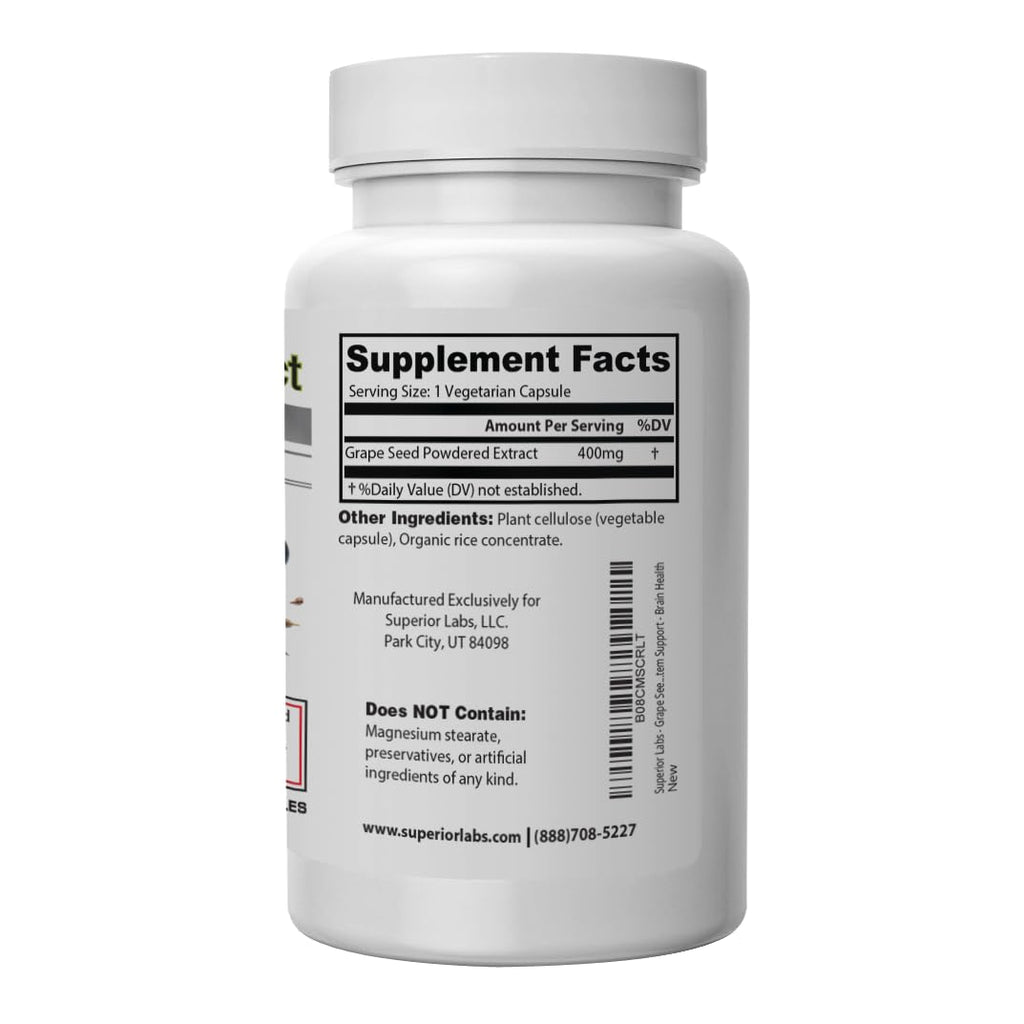 grape seed extract capsules for brain health