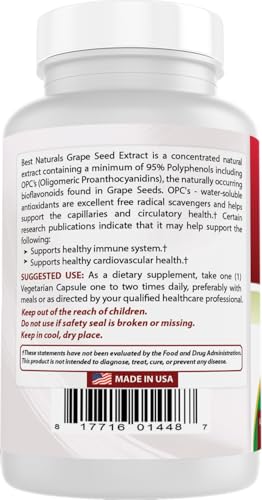 grape seed extract for antioxidant support