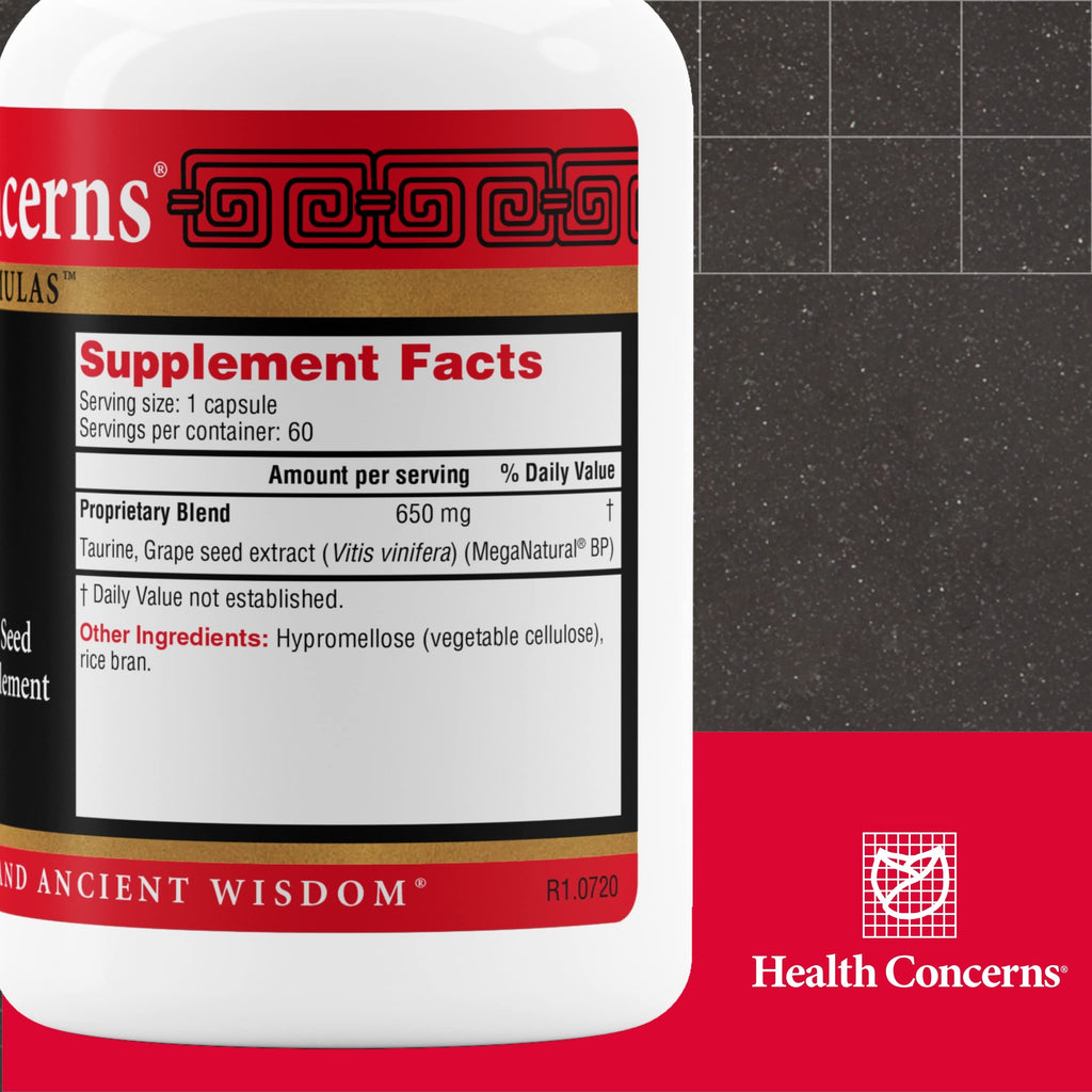 Grape seed extract for cardiovascular wellness