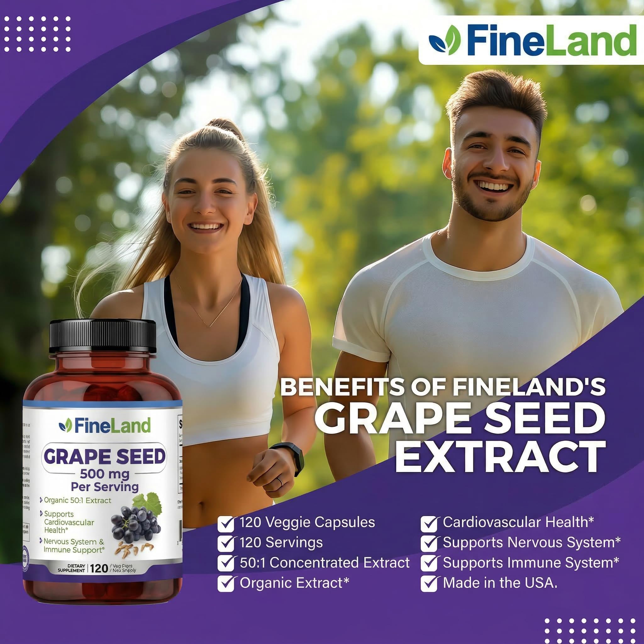 grape seed extract for circulation improvement
