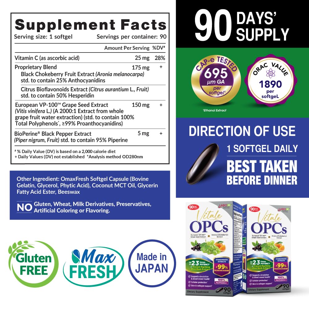 grape seed extract for circulatory health