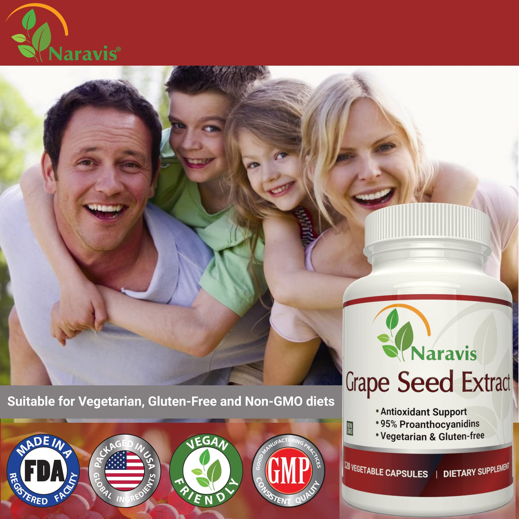 grape seed extract for healthy circulation