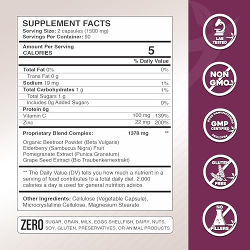 grape seed extract for healthy circulation