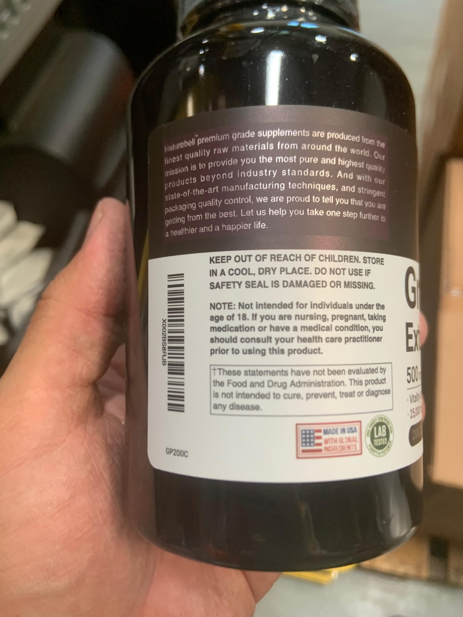 grape seed extract for healthy nails