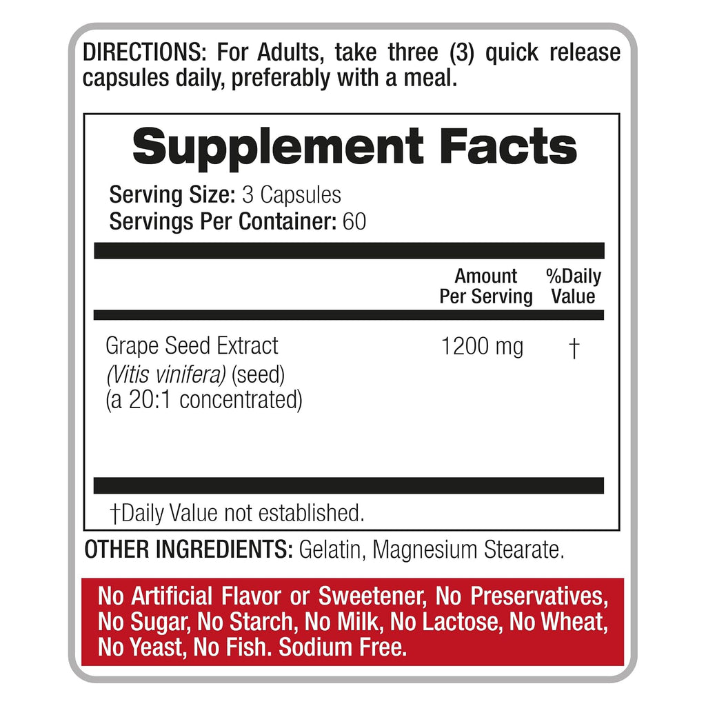 grape seed extract for heart health