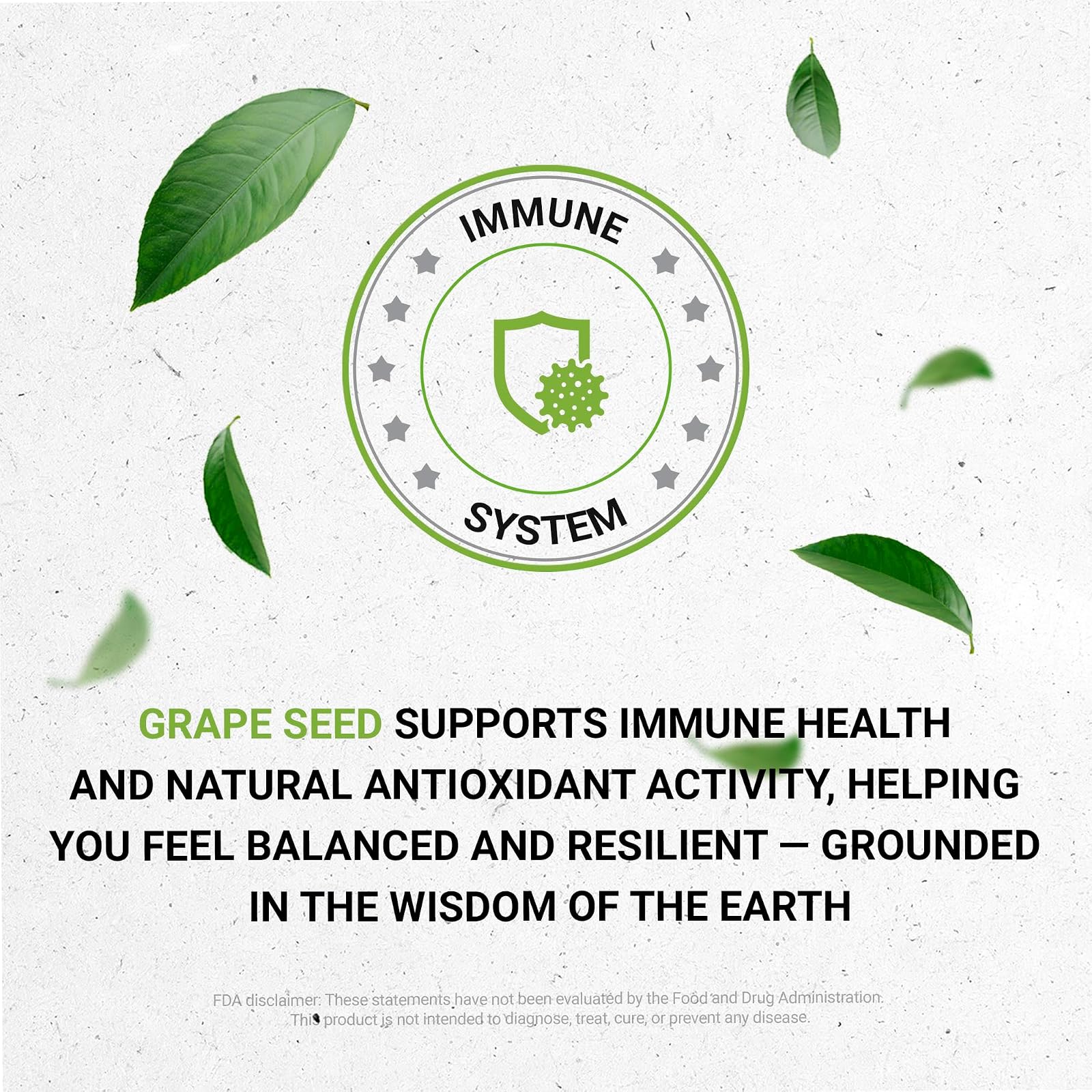 Grape seed extract for skin health