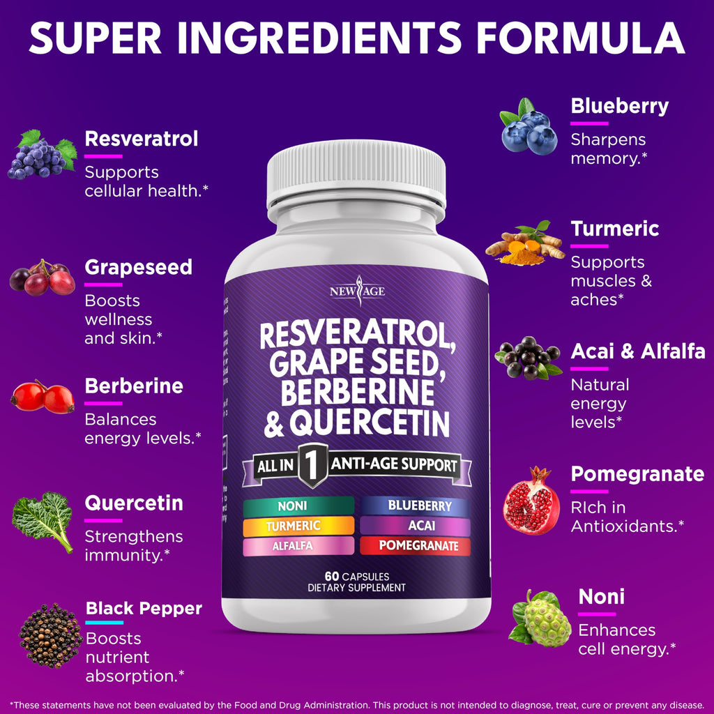 Grape seed extract for vitality