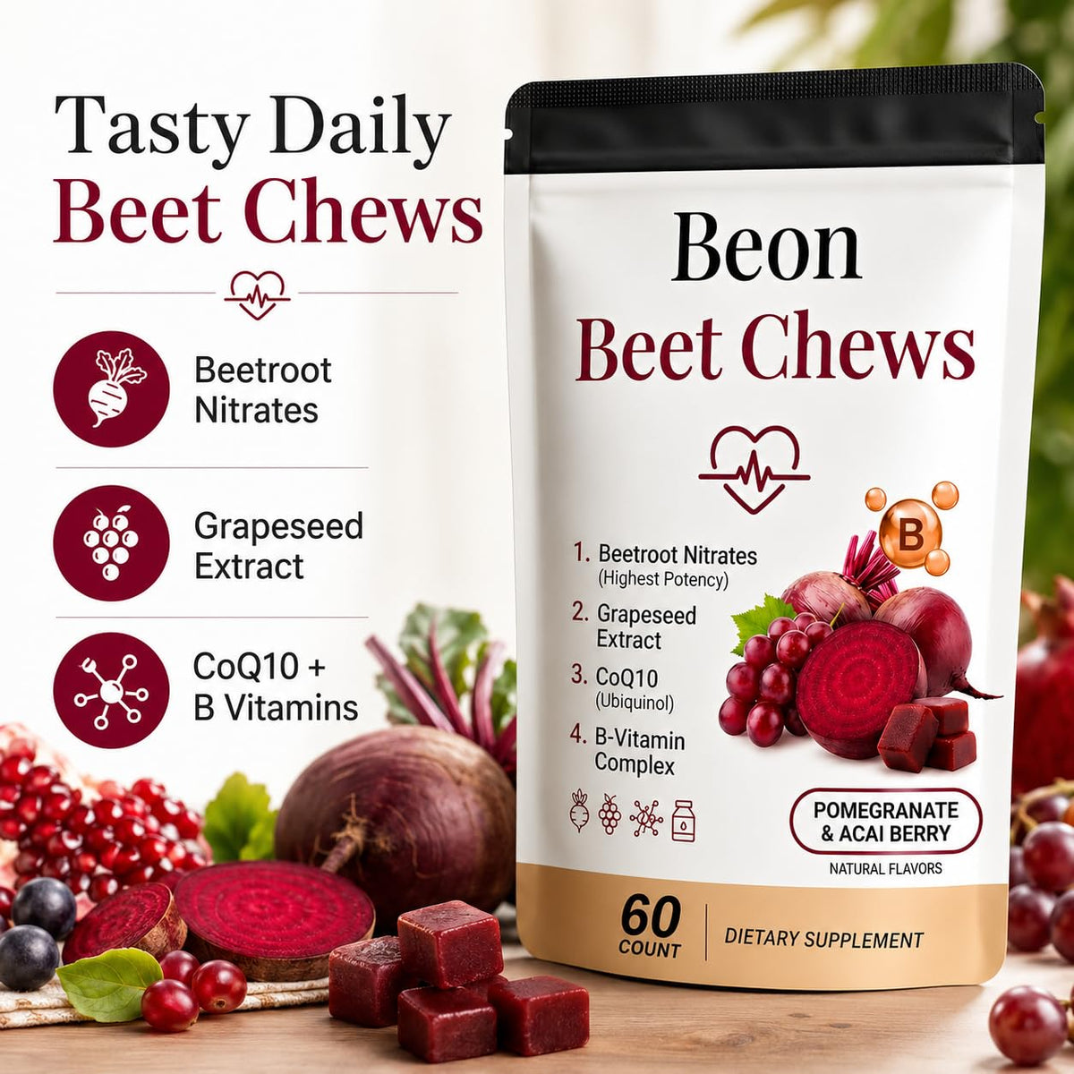 Grape seed extract multivitamin gummies