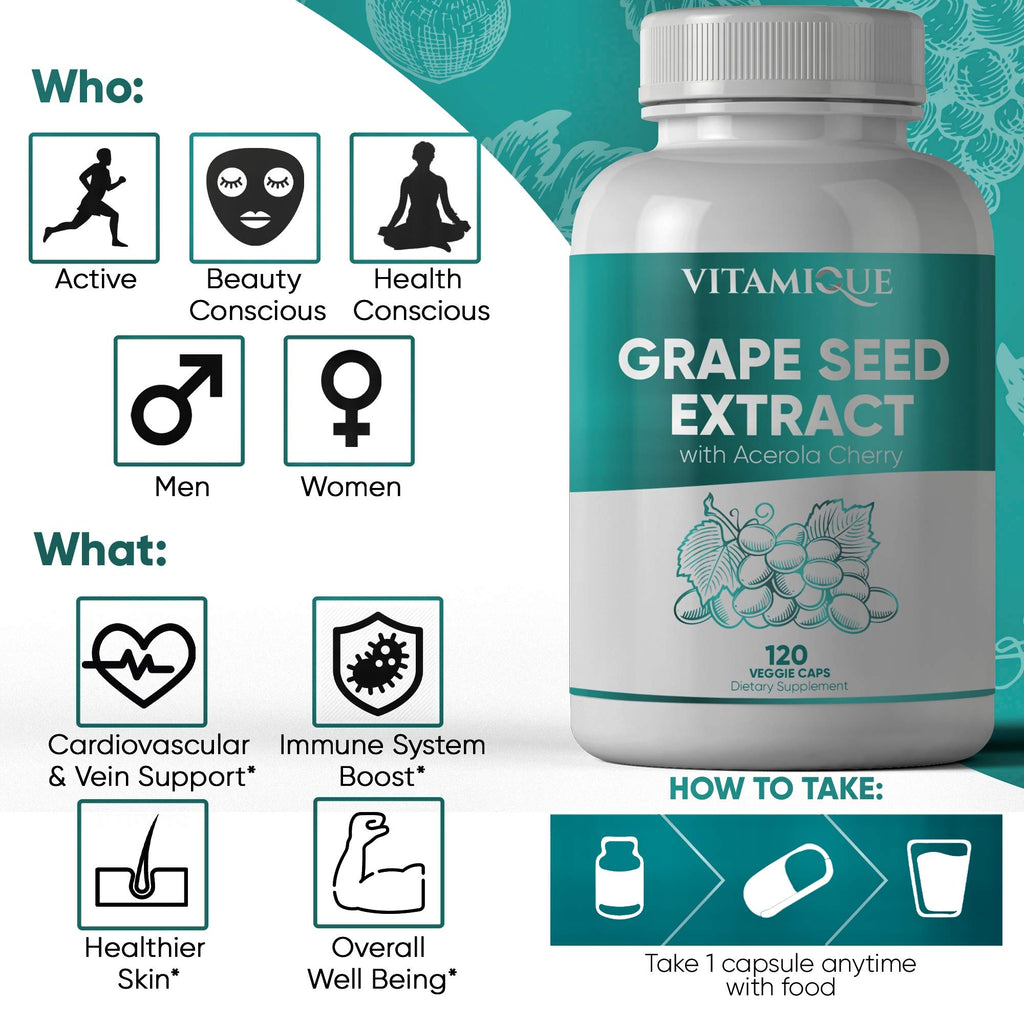 grape seed extract supplement for vitality