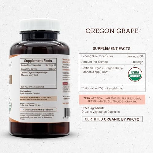 grape seed extract with Mahonia aquifolium