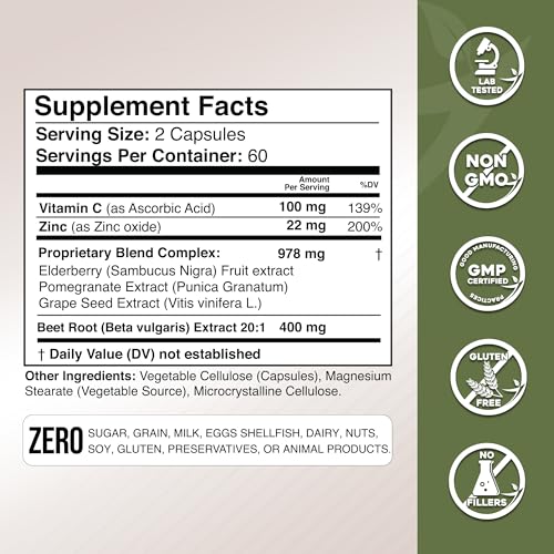 grape seed extract with pomegranate extract