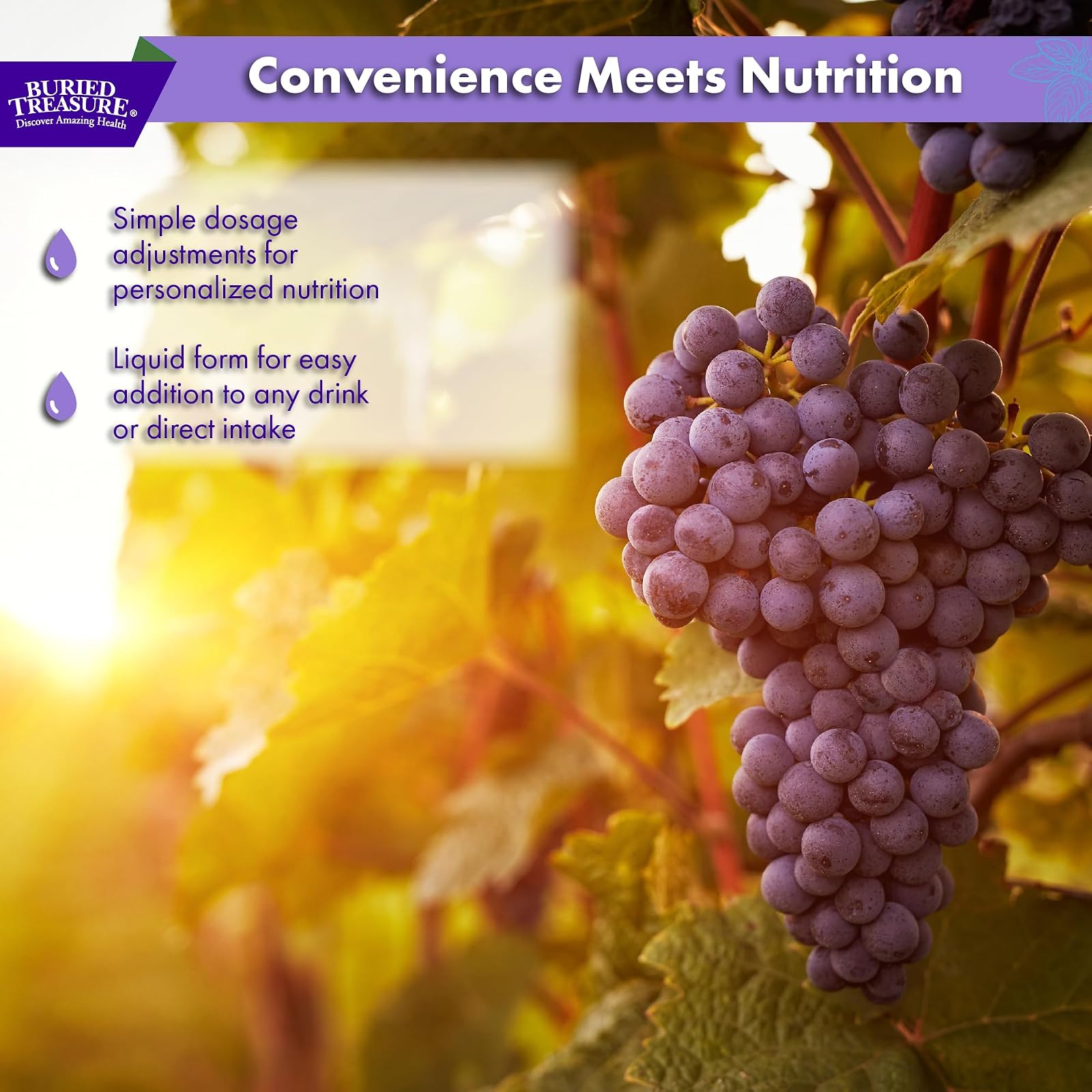Grape trace minerals for daily energy