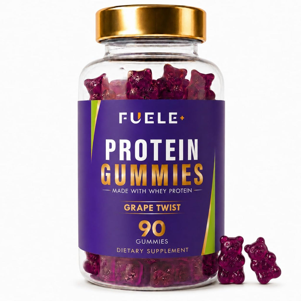 grape twist protein gummies