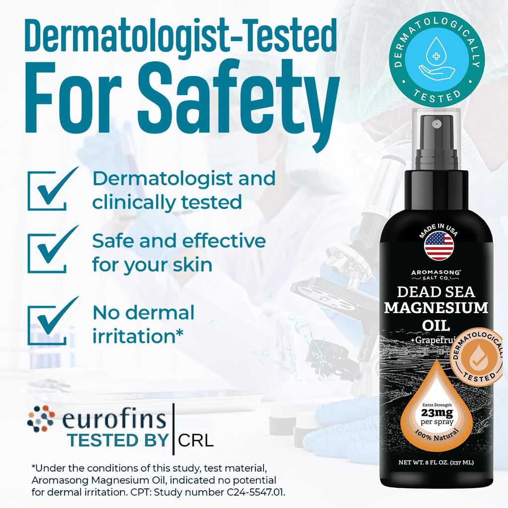 Grapefruit magnesium spray for better sleep