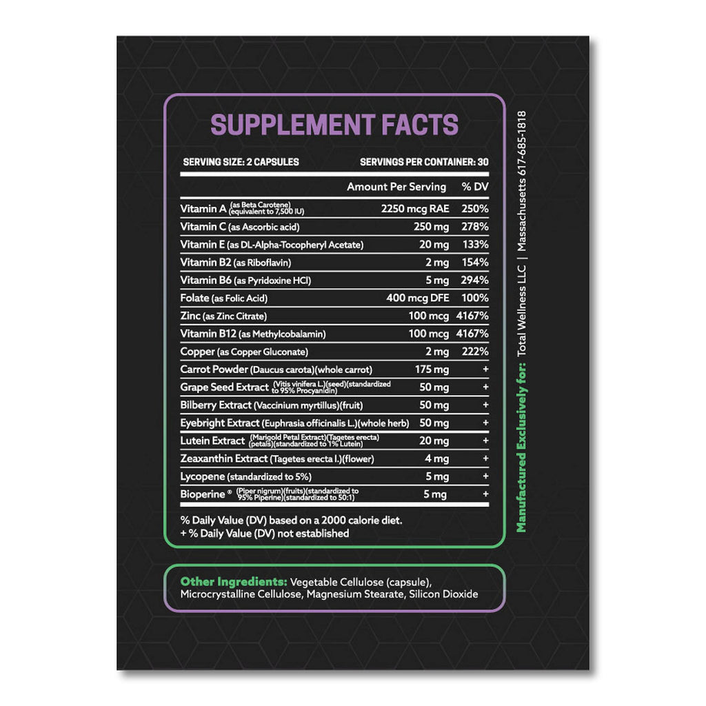 grapeseed and bilberry capsules