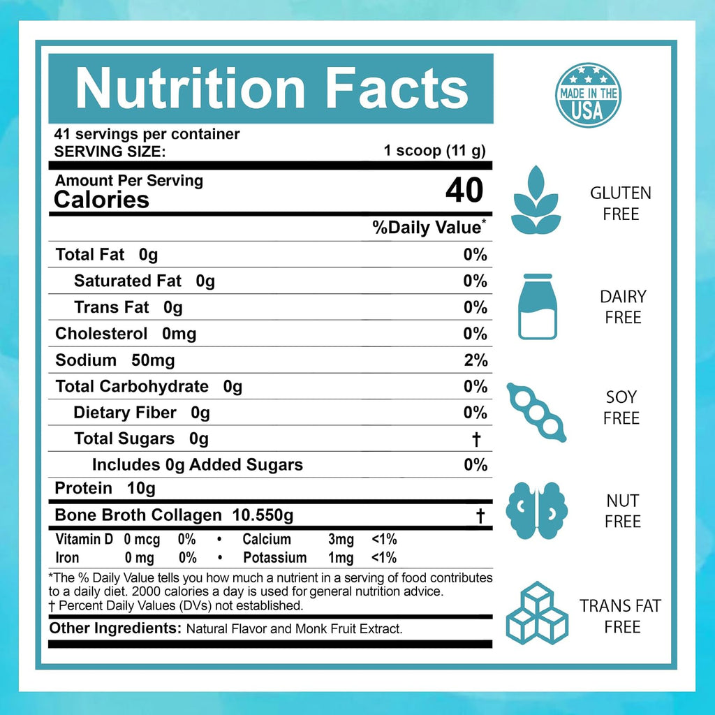 Grass fed beef collagen supplement