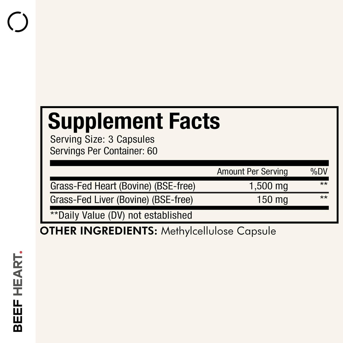 Grass-fed beef heart supplement benefits