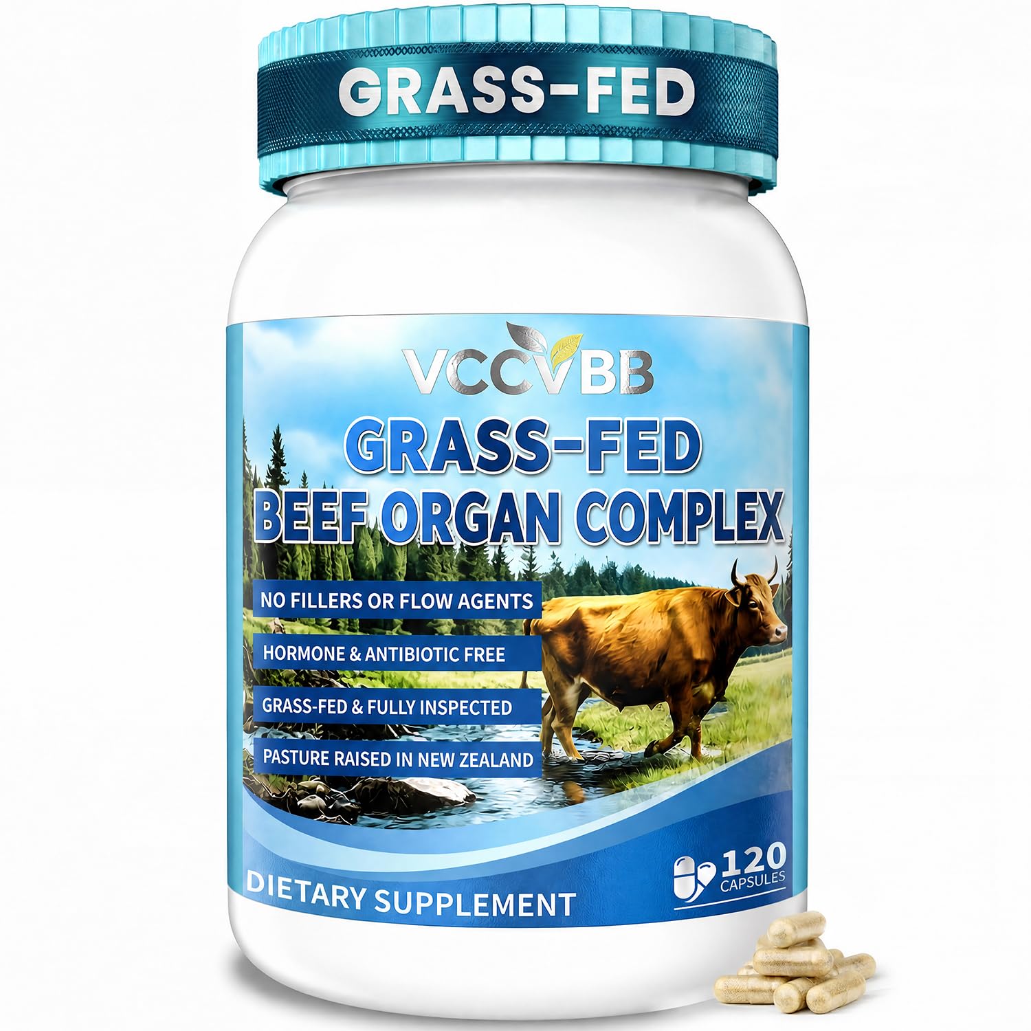 Grass-Fed beef liver capsules for women