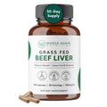 Grass fed beef liver capsules