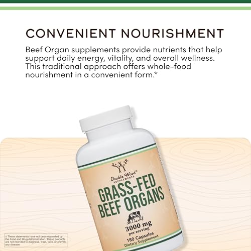 Grass fed beef liver capsules