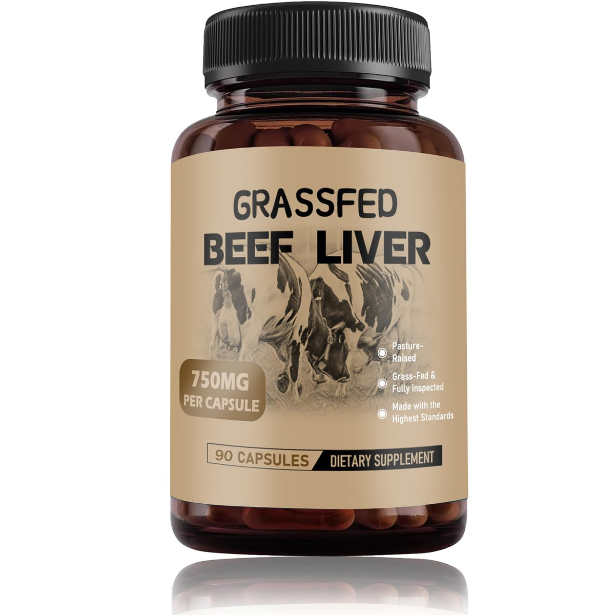 grass fed beef liver capsules