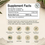 Grass Fed Beef Liver for immune support
