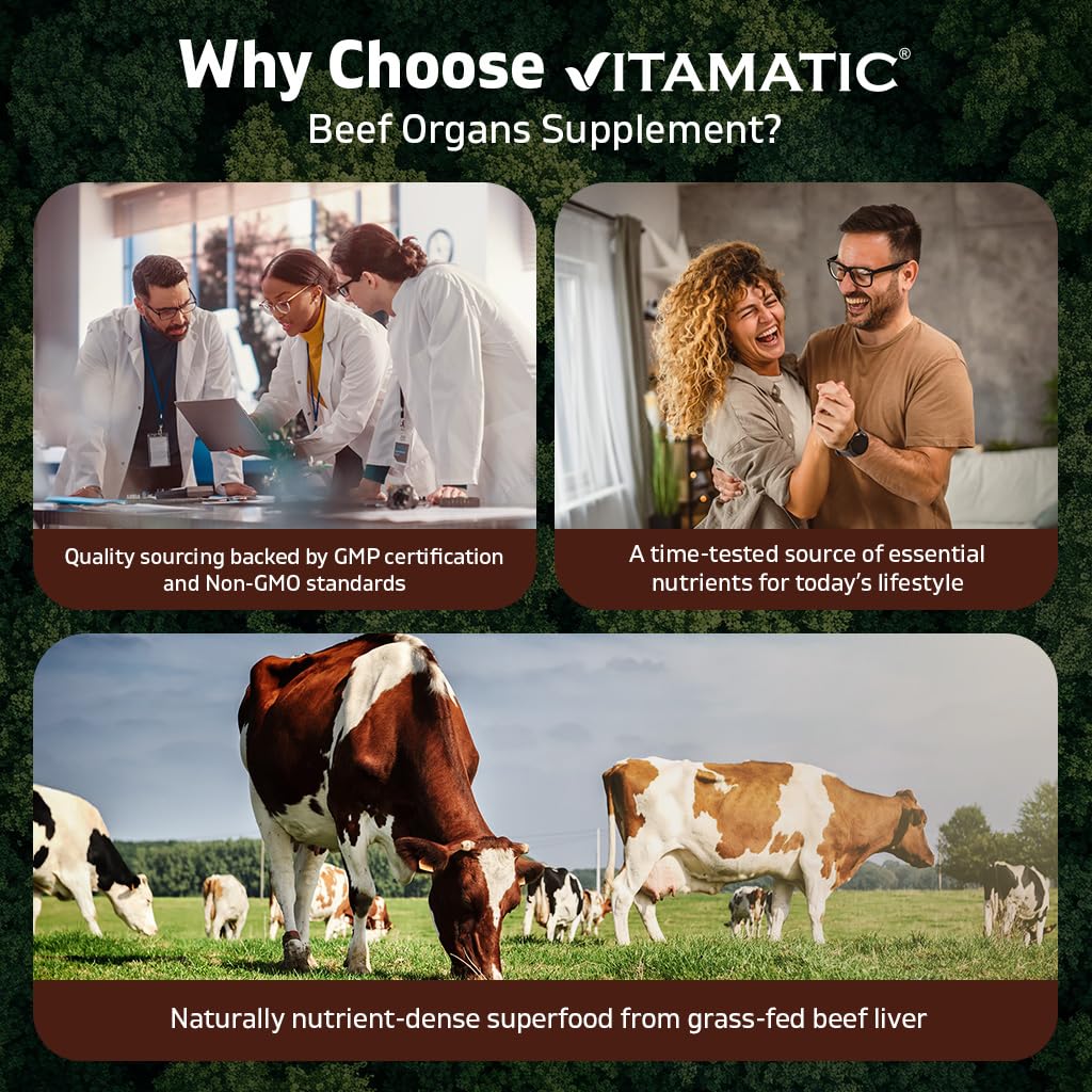 Grass-fed beef liver for vitality