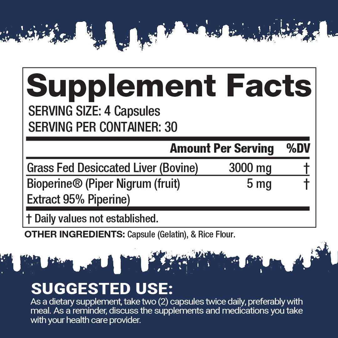 grass-fed beef liver supplement