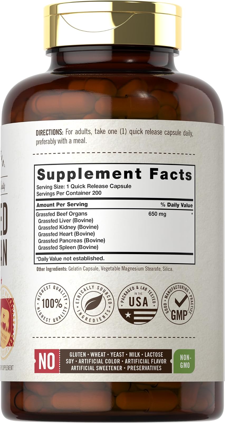 grass fed beef organ complex benefits