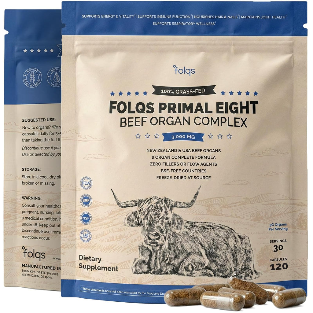 grass fed beef organ supplement capsules