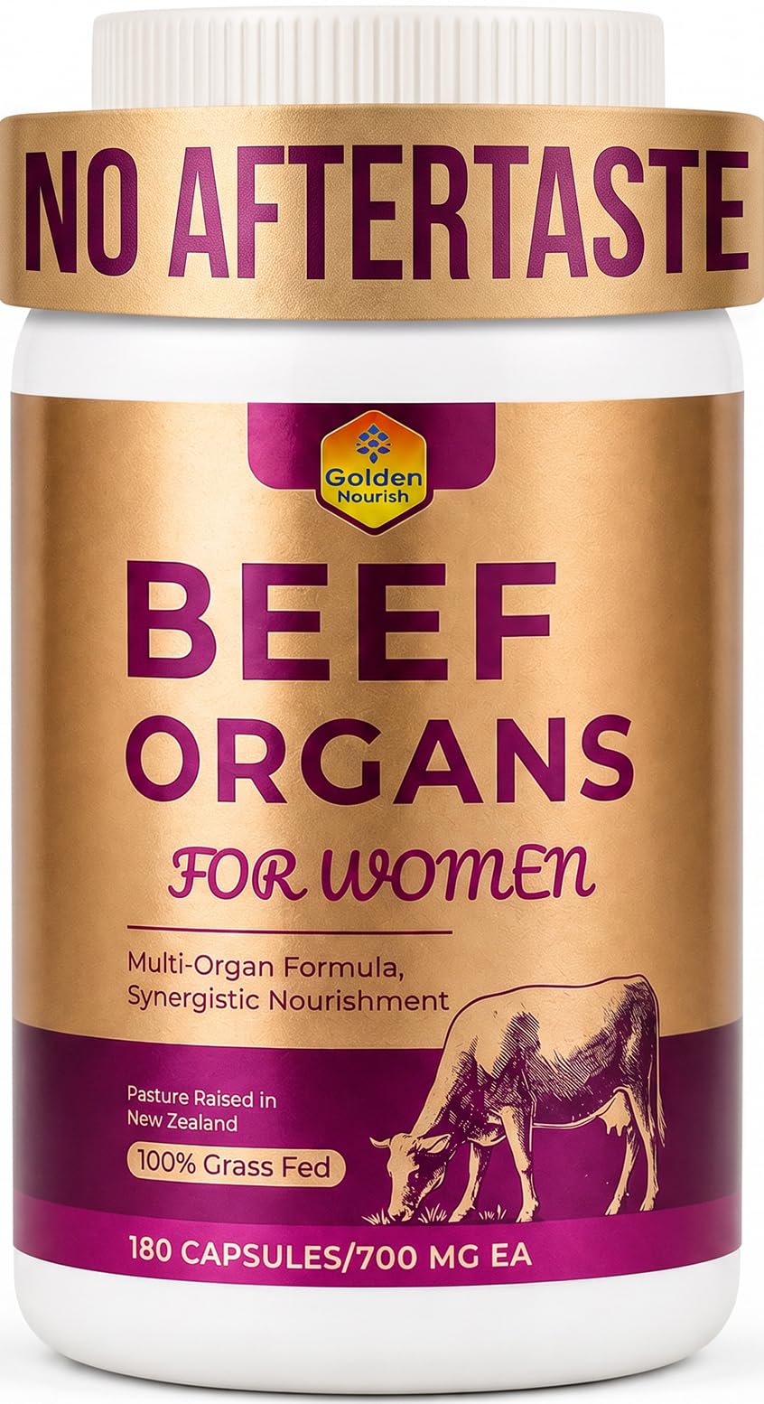 grass-fed beef organ supplement capsules