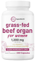 grass-fed beef organ supplement capsules