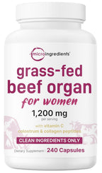 grass-fed beef organ supplement capsules
