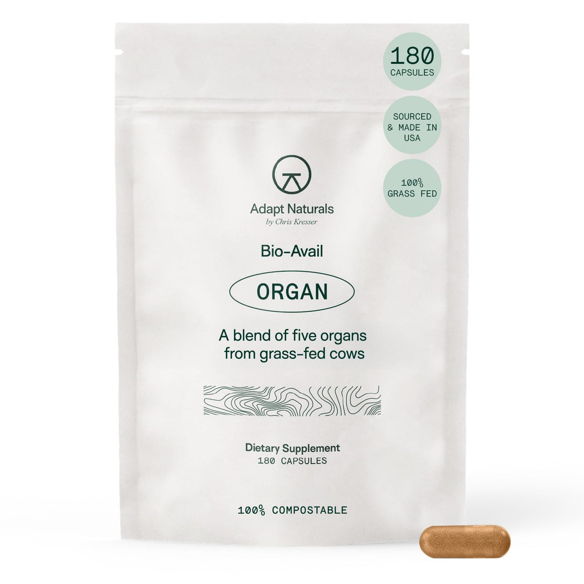 grass fed beef organ supplement