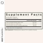 Grass-fed beef placenta multivitamins benefits