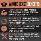 Grass fed beef protein for athletes