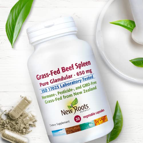 Grass-fed beef spleen supplement