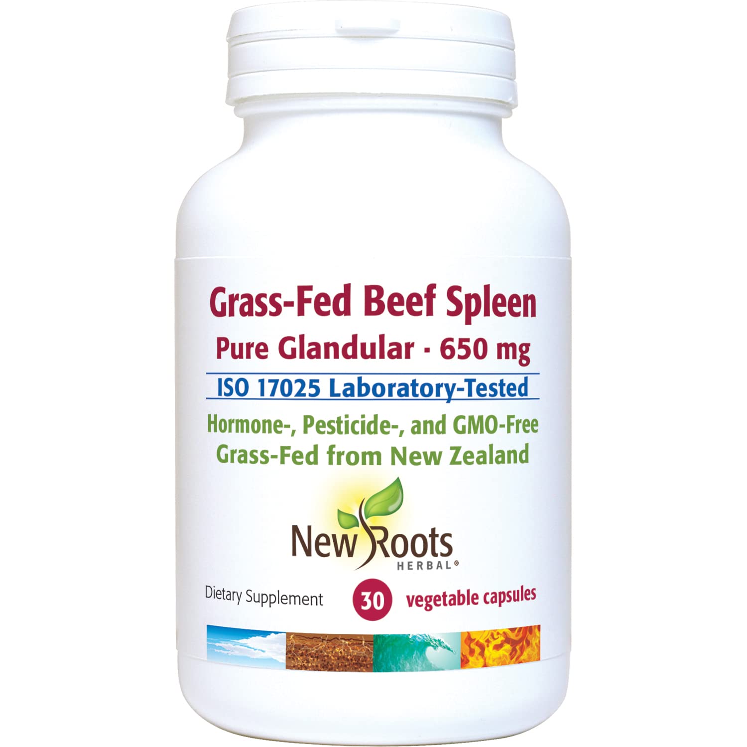 Grass-fed beef spleen supplement
