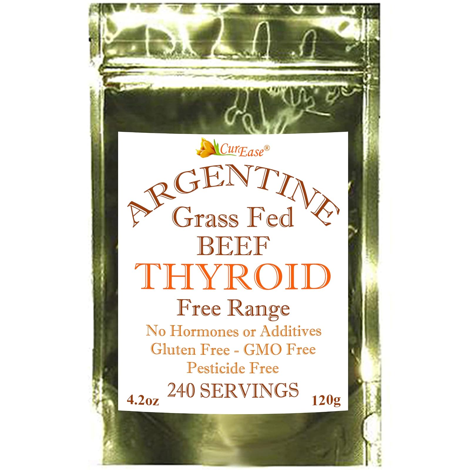 grass fed beef thyroid powder