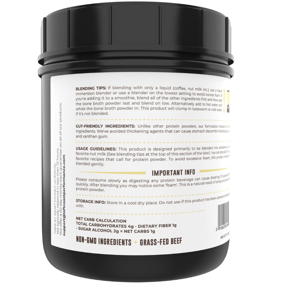 grass fed bone broth nutrition