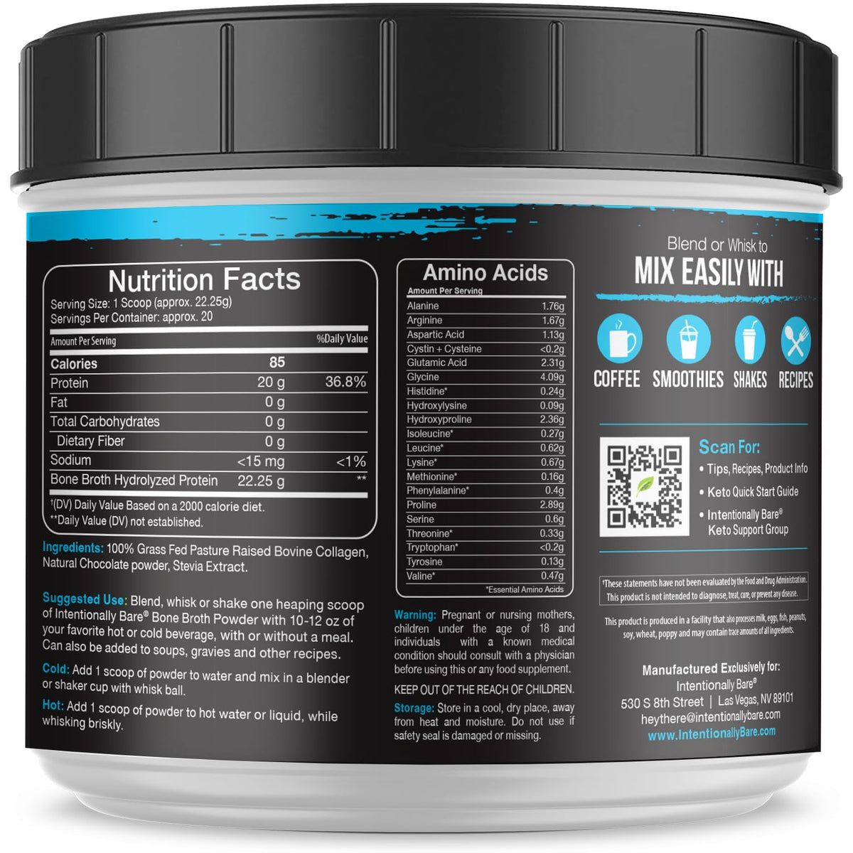 grass fed bone broth protein