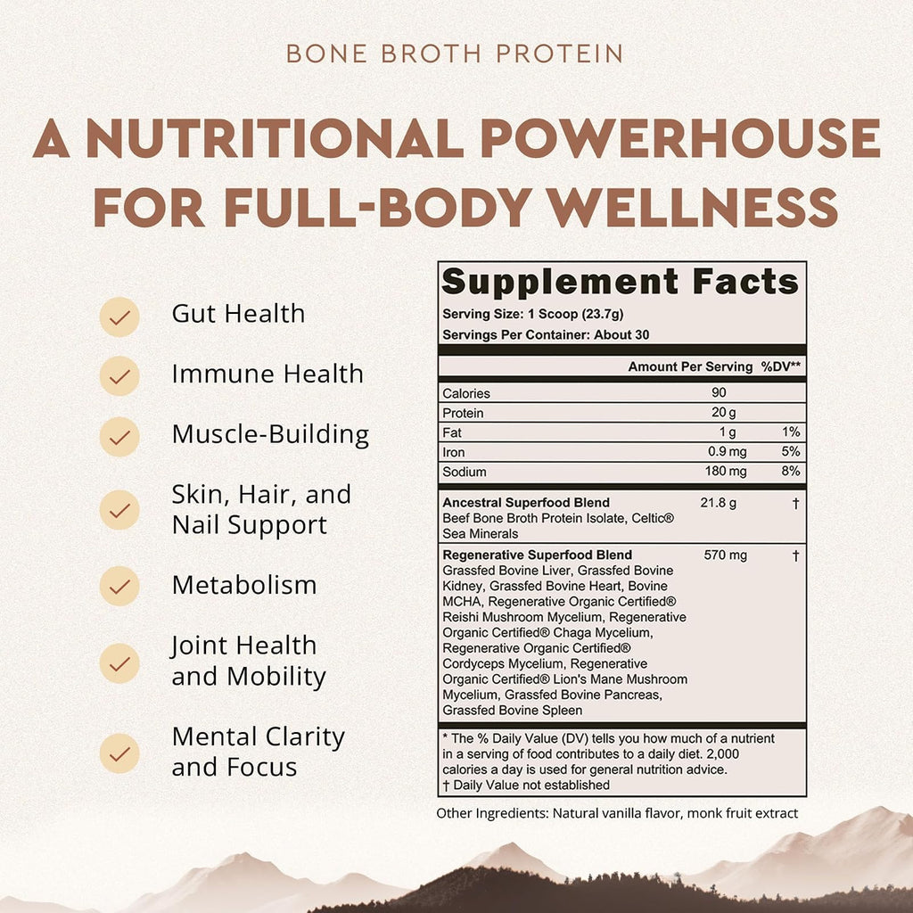 grass fed bone broth protein