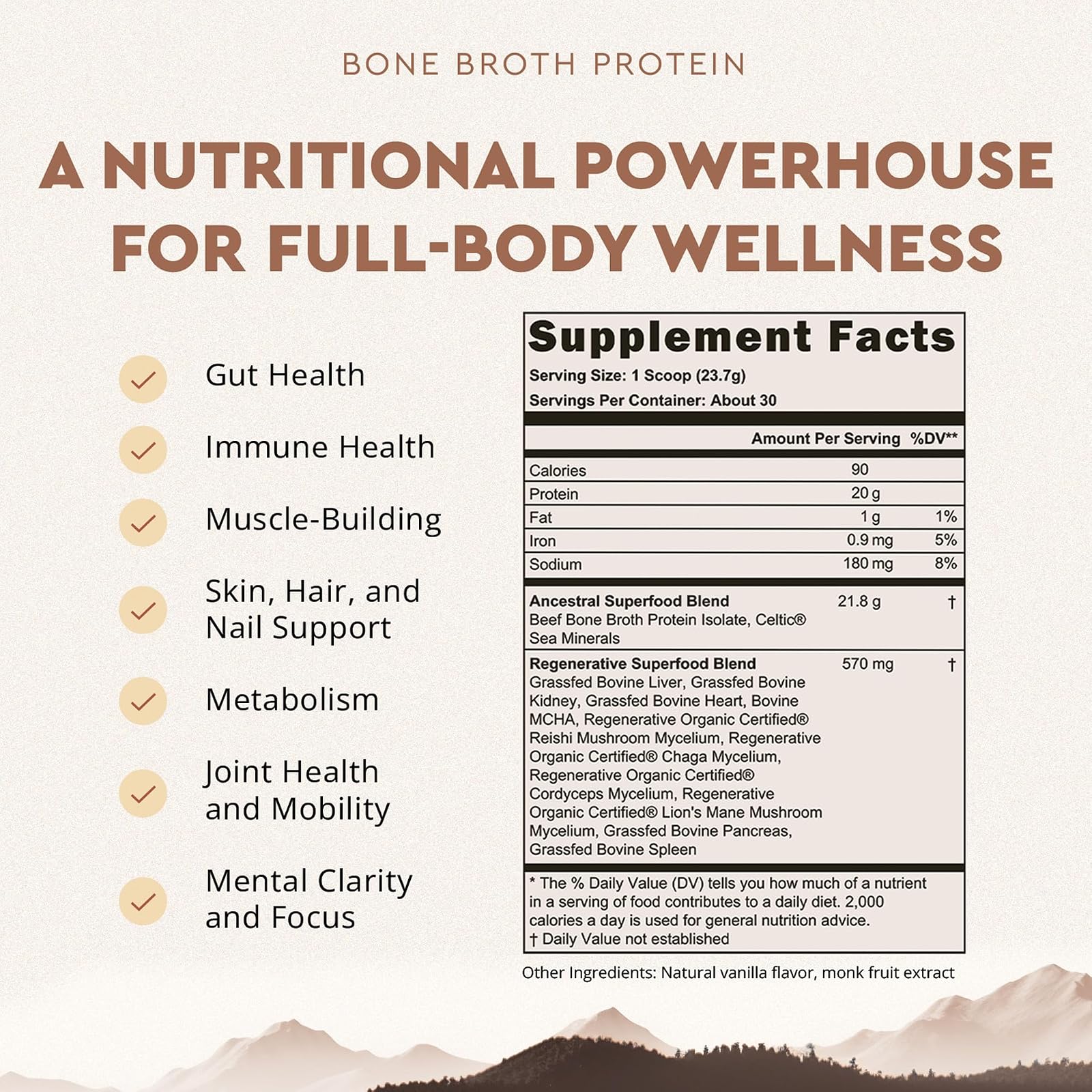 grass fed bone broth protein